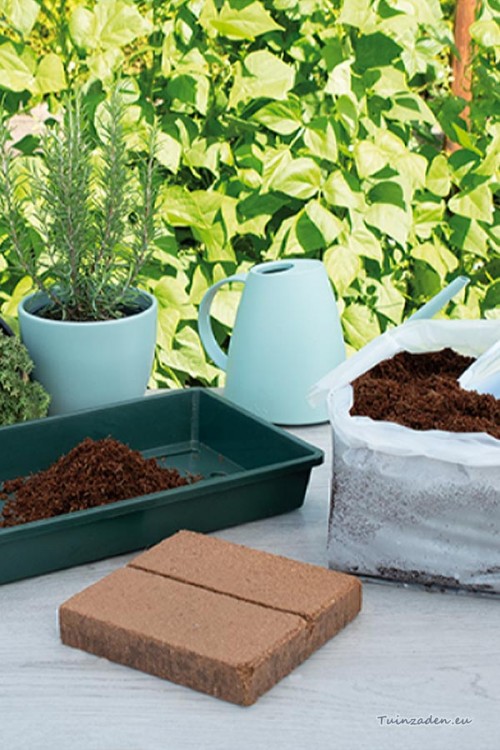 Cocopress soil tablet 10 liter - 18x18cm - Compost tablets • Tuinzaden.eu