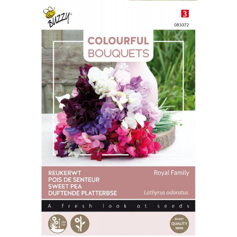 Colourful Bouquets - Royal Family Lathyrus seeds - Sweet Peas ...