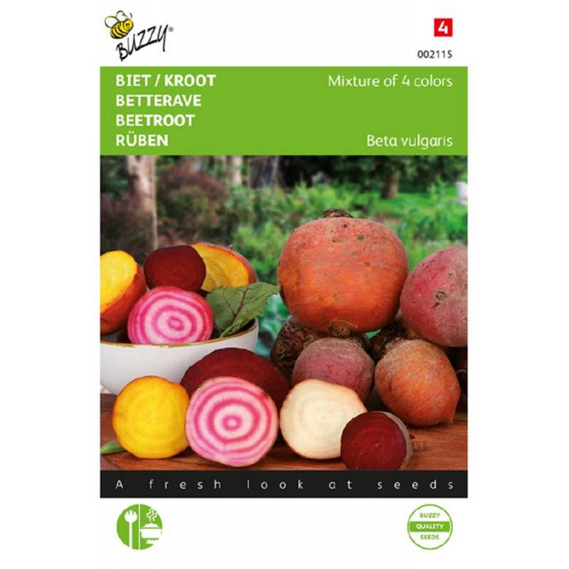 mix 4 color varieties Beetroot seeds - Seeds • Tuinzaden.eu