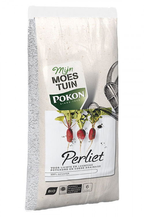 Perlite BIO 6 liter Pokon bio - Compost tablets • Tuinzaden.eu