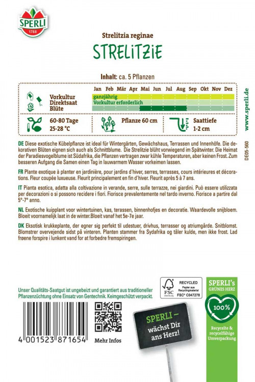 Strelitzia Bird of Paradise Flower seeds - Seeds • Tuinzaden.eu