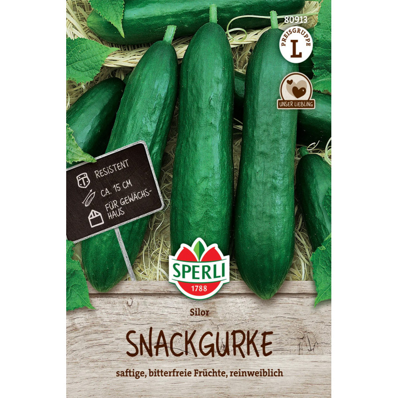 Silor F1 snack-komkommerzaden - Komkommer Zaden kopen? Tuinzaden.eu