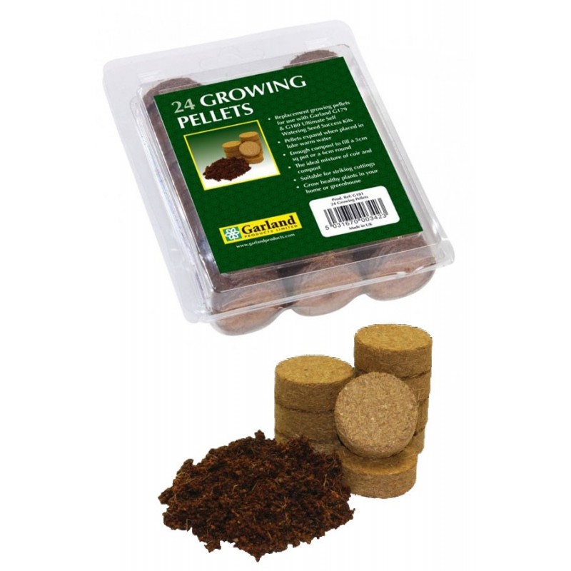 24 Growing Pellets - replacement tablets - Compost • Tuinzaden.eu